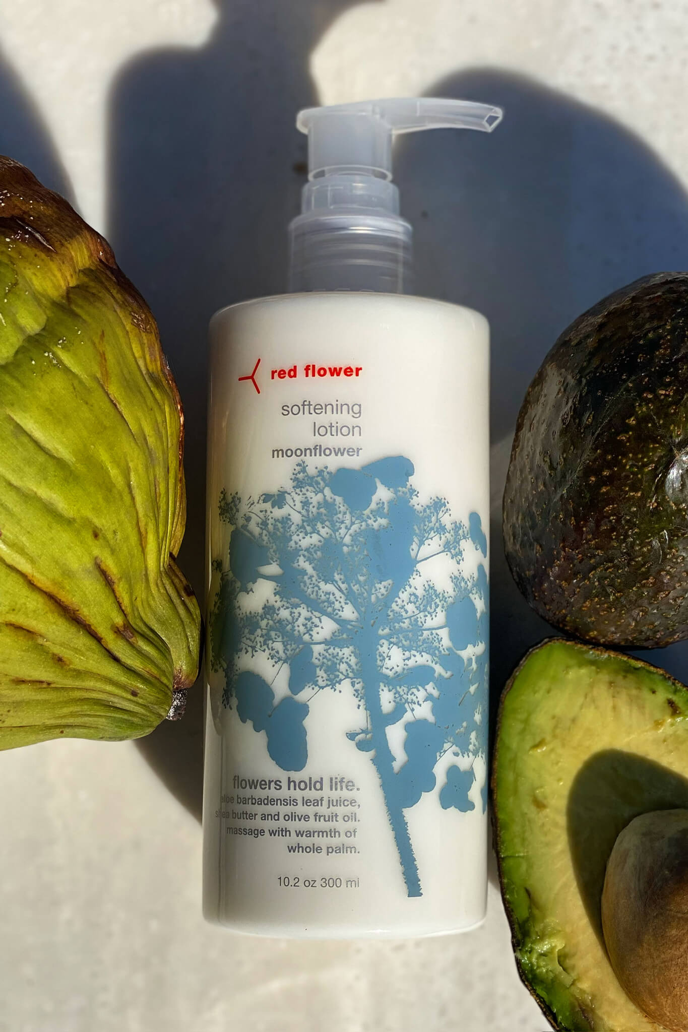 softening body and hand lotions – red flower