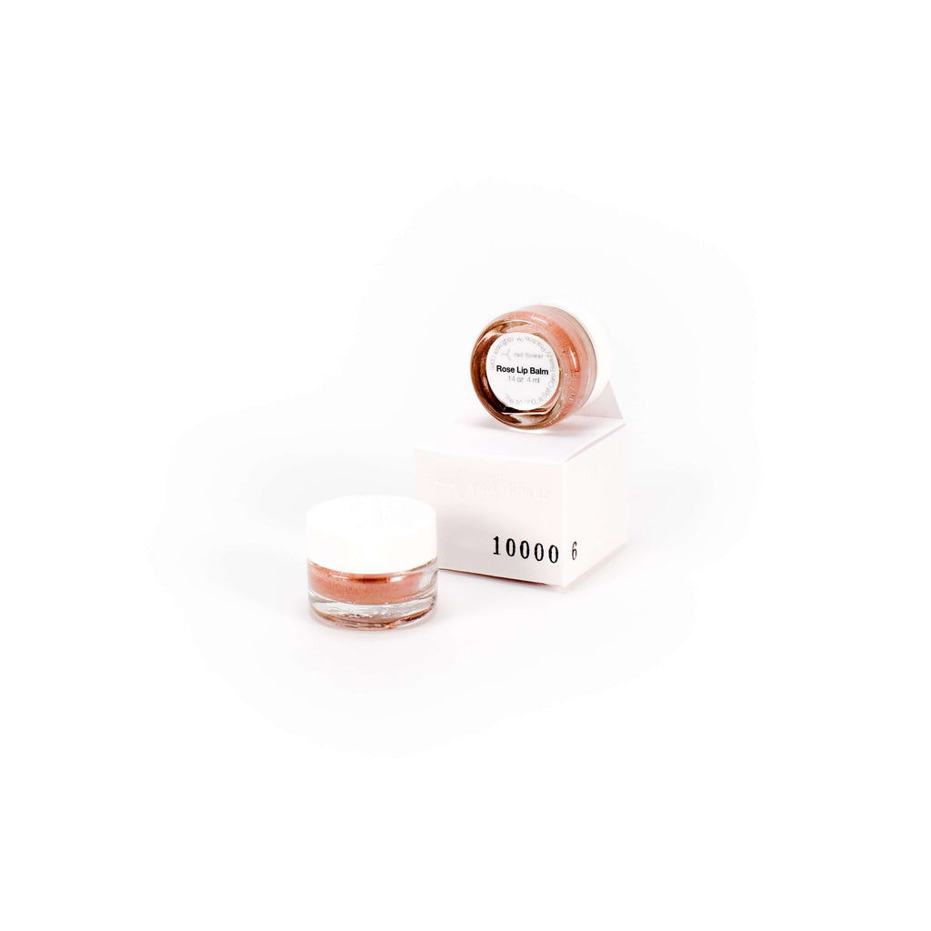 rose lip balm – red flower